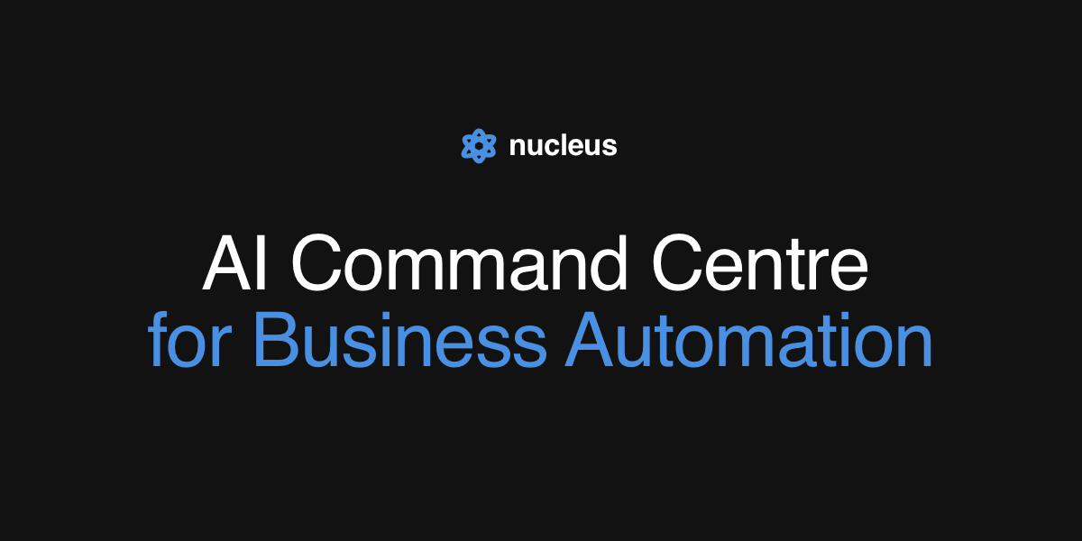 Nucleus AI | Unified AI Cloud Dashboard for IoT, Robotics & Data Analytics